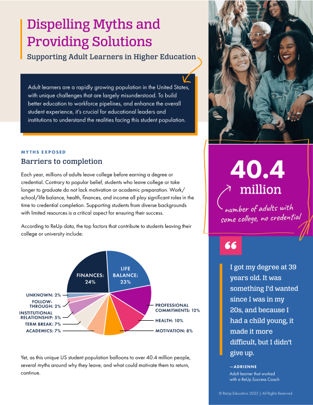 Dispelling Myths and Providing Solutions - ReUp Education